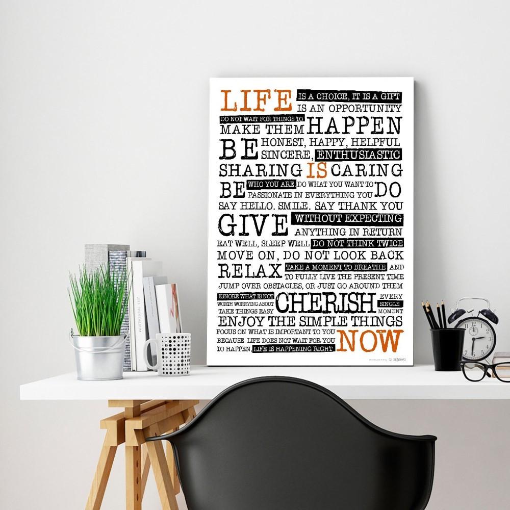 Life Is Now Manifesto - Zendori Art