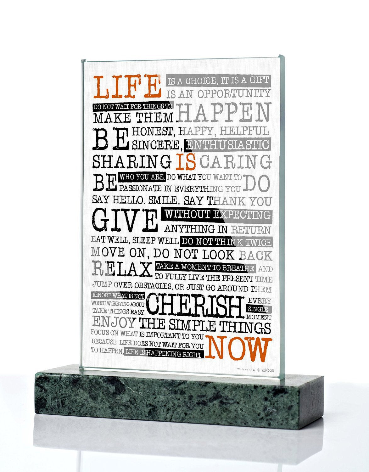Life Is Now Manifesto - Zendori Art